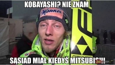 Memy o Dawidzie Kubackim - skoki narciarskie memy, śmieszne obrazki